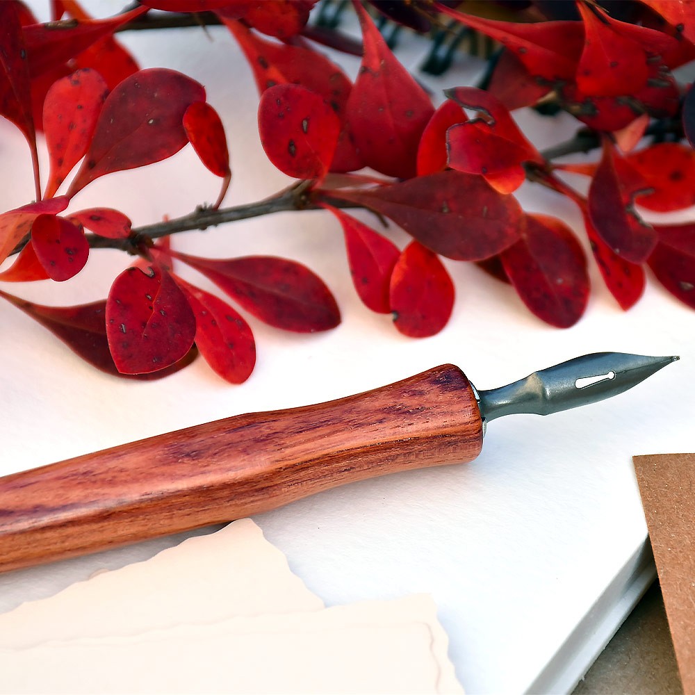 Dip Pen made of Rosewood