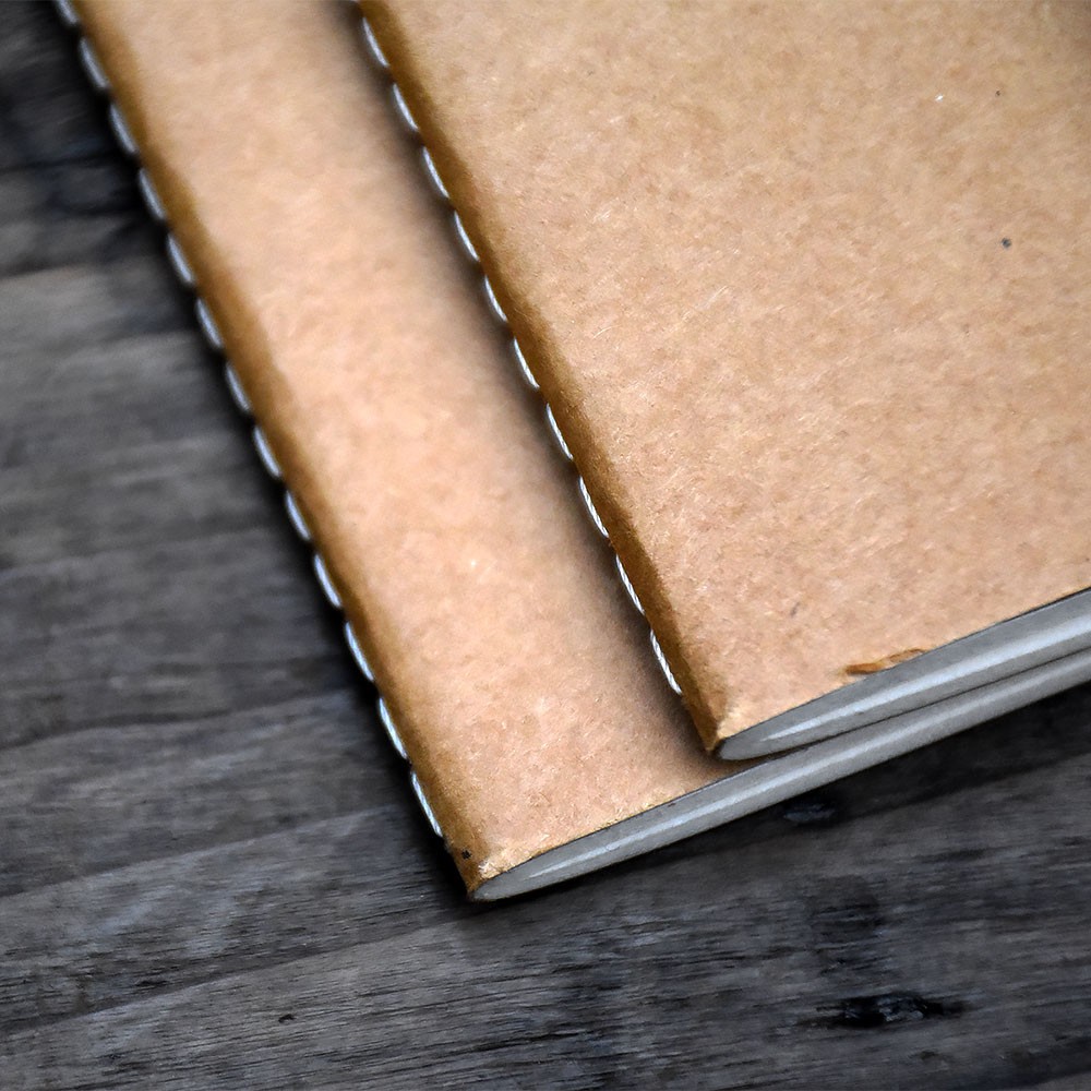 Travel notebook - 140g/m2 sketch paper and Kraft cover