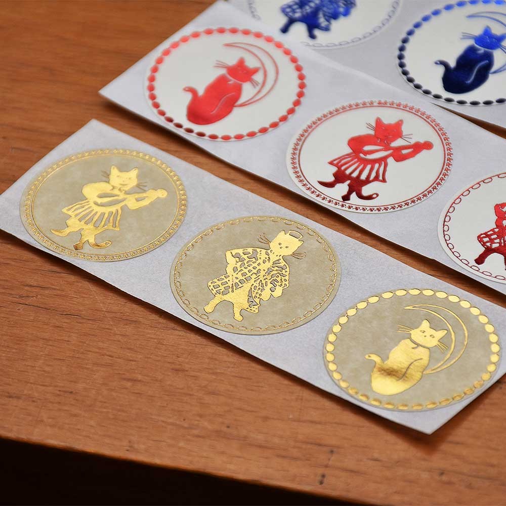 Cats Labels by L'Ecritoire